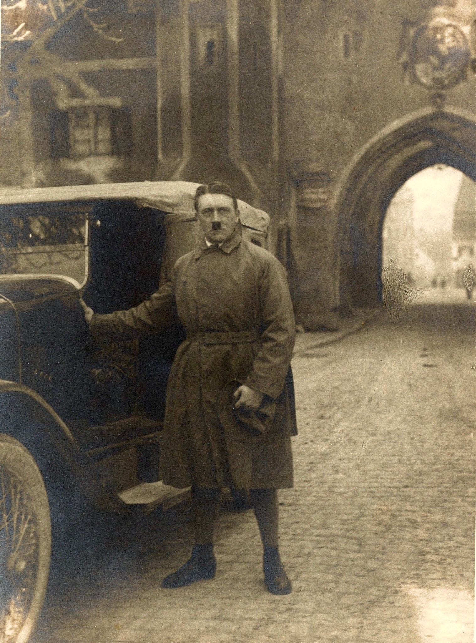 Hitler in Trench Coat – Heinrich Hoffmann Photo Gallery