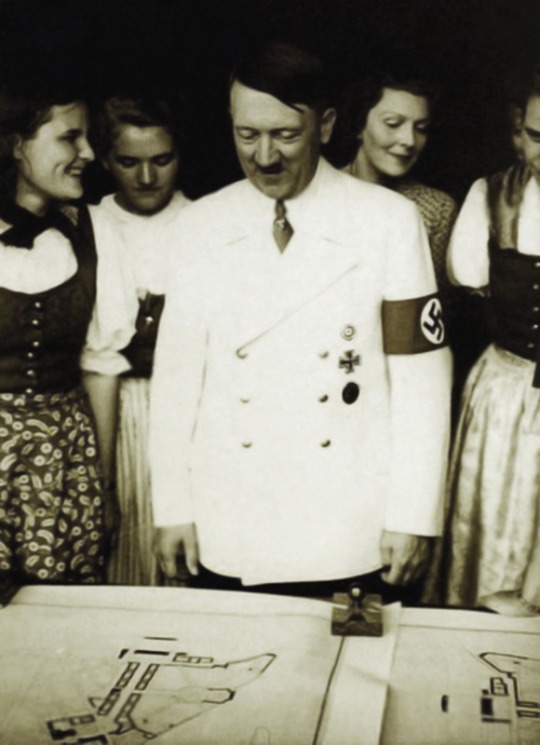 Hitler in White Uniform Set #1 – Heinrich Hoffmann Photo Gallery